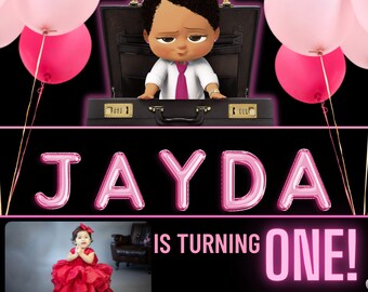 Boss Baby Gender Reveal Invitation - Etsy