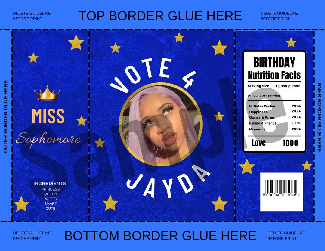 Election Campaign Chip Bag Design , Class Voting Chip Bag Design ...