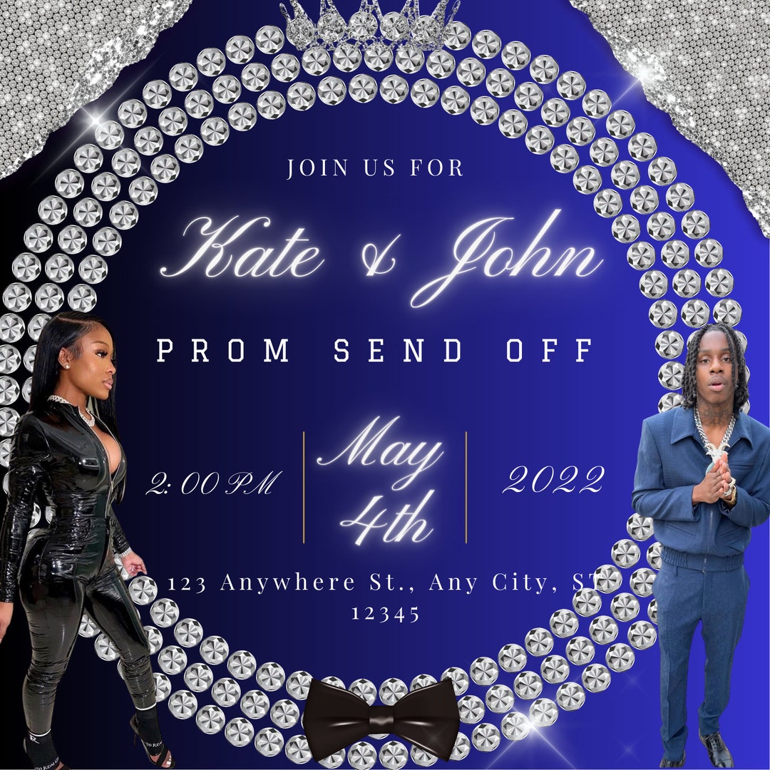 Prom Send off Invitation, Election , Digital Download Template With ...