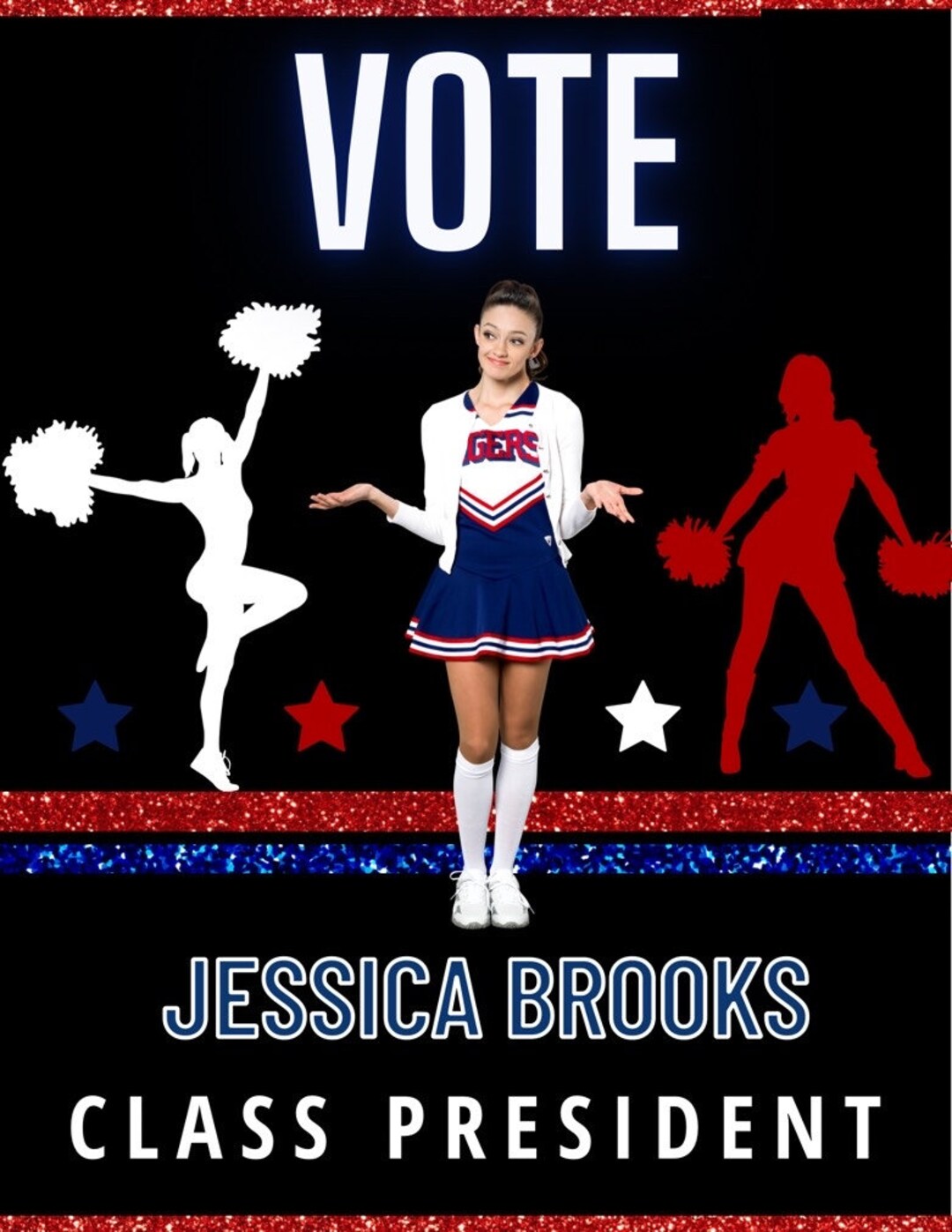 Homecoming Class President Election Campaign Flyer, Class Voting Flyer ...