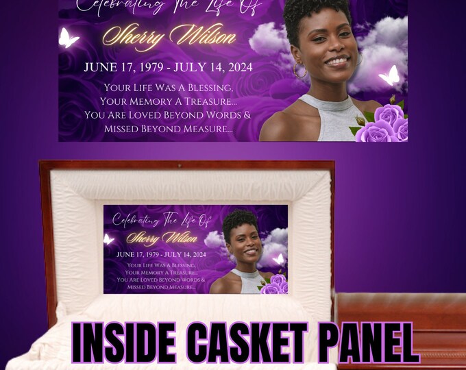 Casket Insert Panel Casket Insert Casket Panel - Etsy