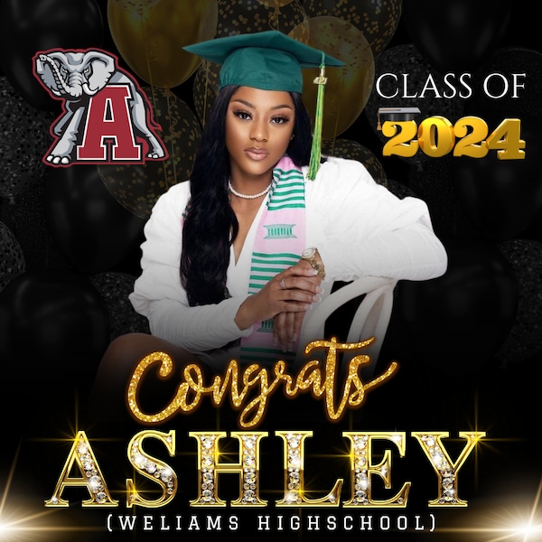 Printable Graduation Backdrop - Etsy