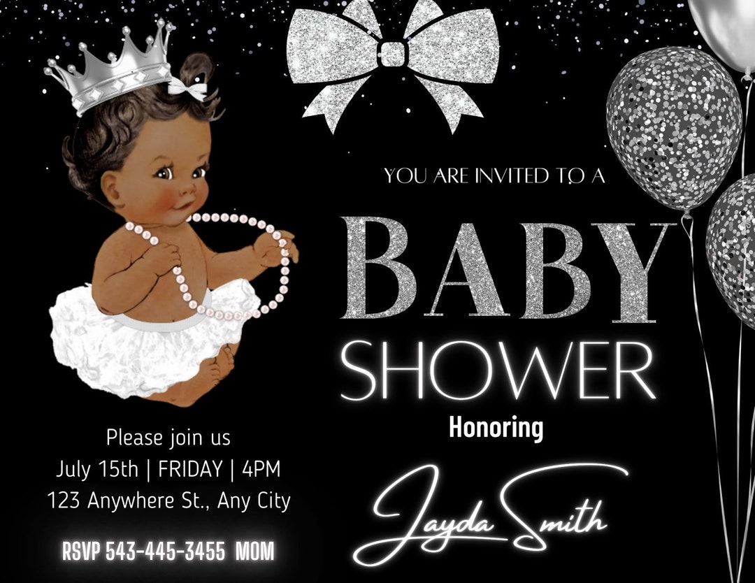 Baby Shower Girl Invitation, Baby Shower, It's a Girl Invitation ...