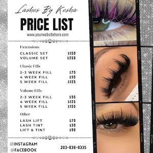 Eyelash extensions near me prices store