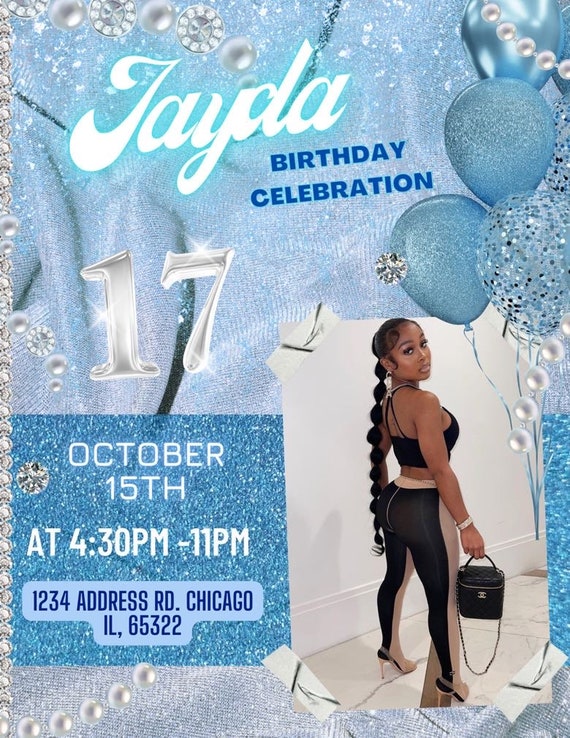 Editable Birthday Flyer Celebration Social Media Flyer - Etsy