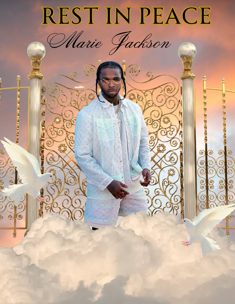 In Loving Memorial Design , RIP Memorial , Digital Download , Editable ...