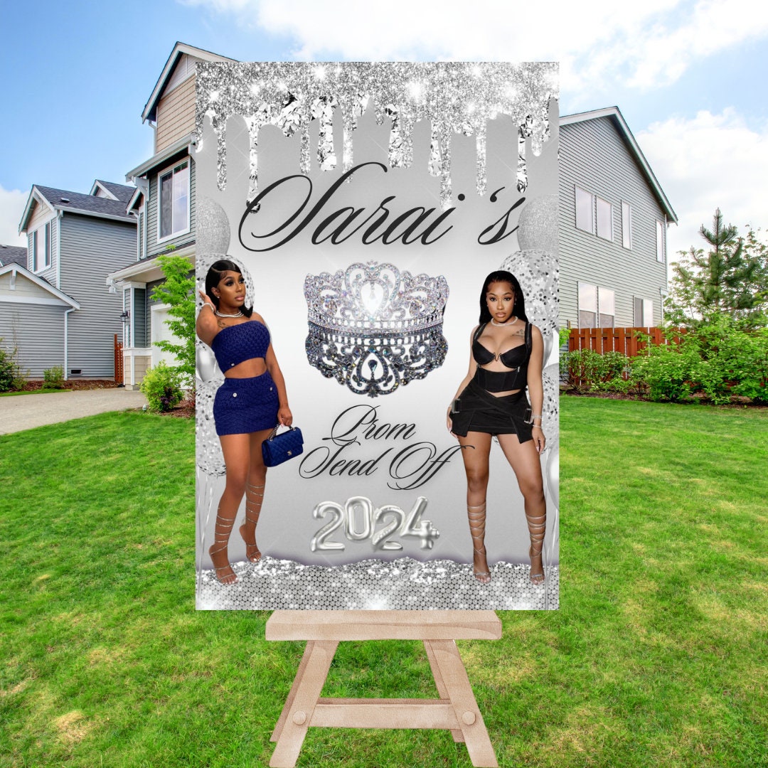 Prom Send off Welcome Sign , Canva , Editable , Digital Download ...