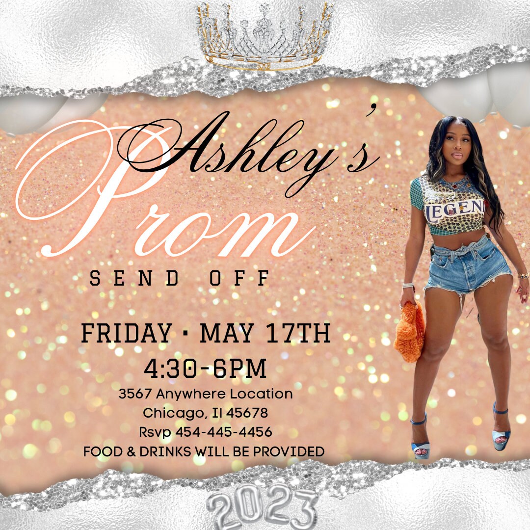 Prom Flyer, PROM Social Media Flyer, Lash Flyer, Sale Flyer, Hair Flyer ...