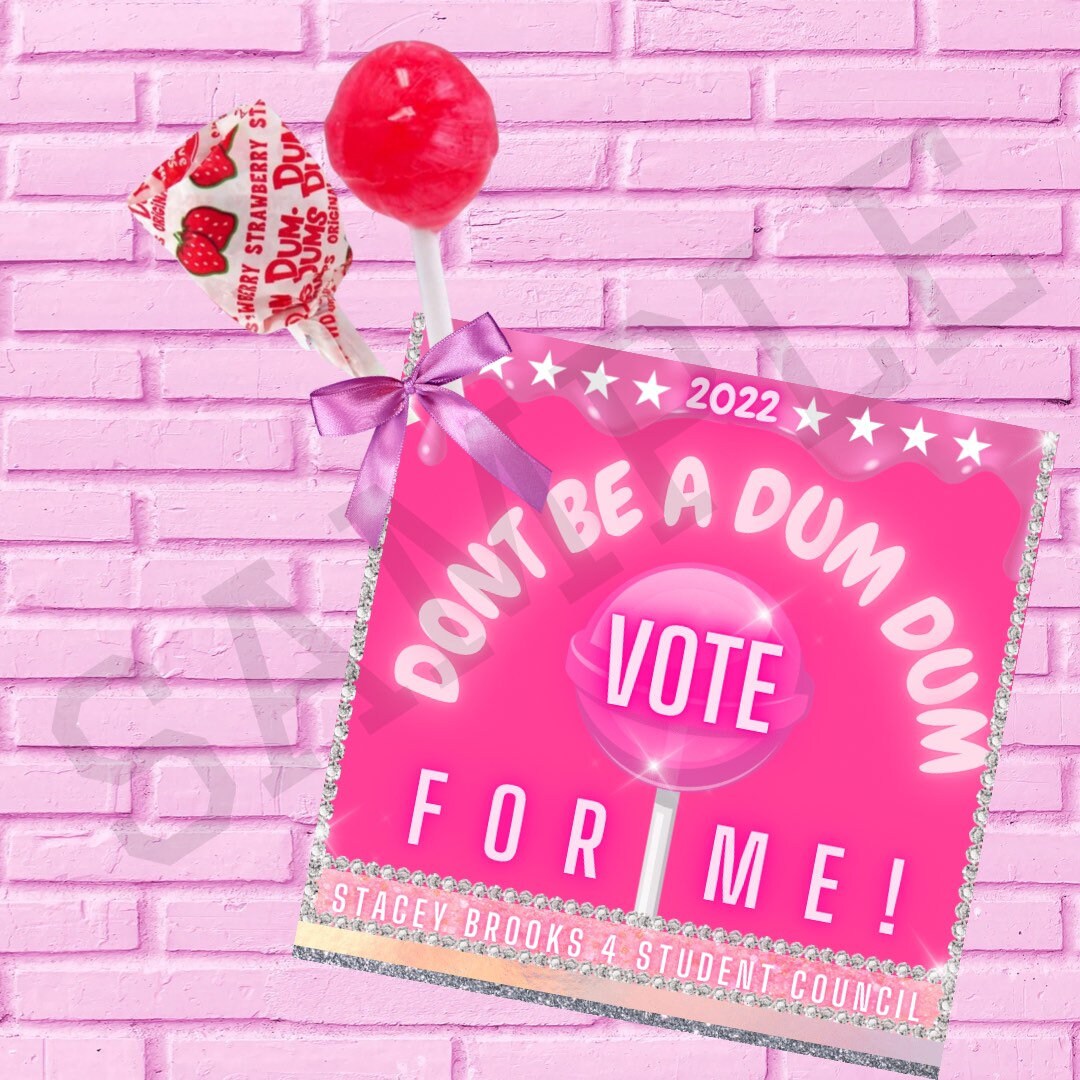 Editable Election Campaign Tag, Class Voting Flyer, Class Vice ...