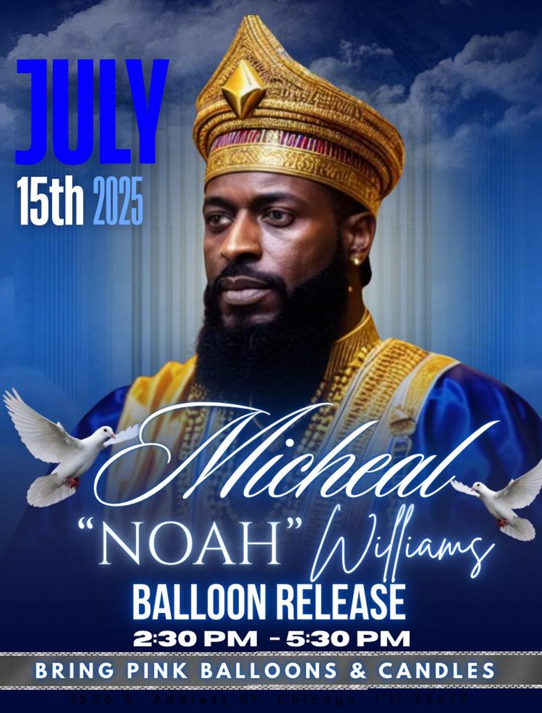 Balloon Release Invitation, Canva Template , Instant Download, Digital ...