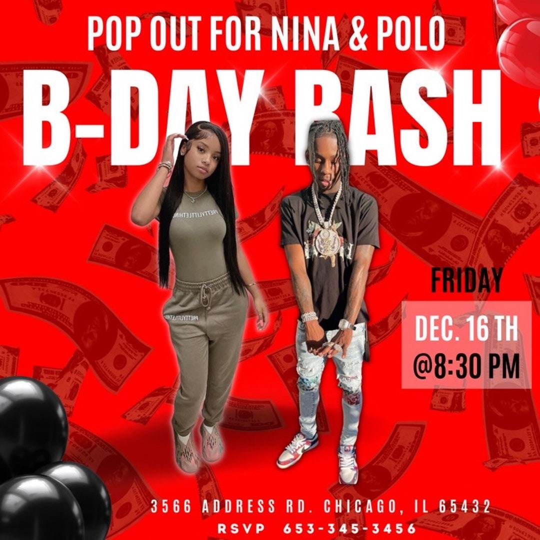 Party Invite, Twerk Contest Party Flyer Social Media Social Flyer,diy ...