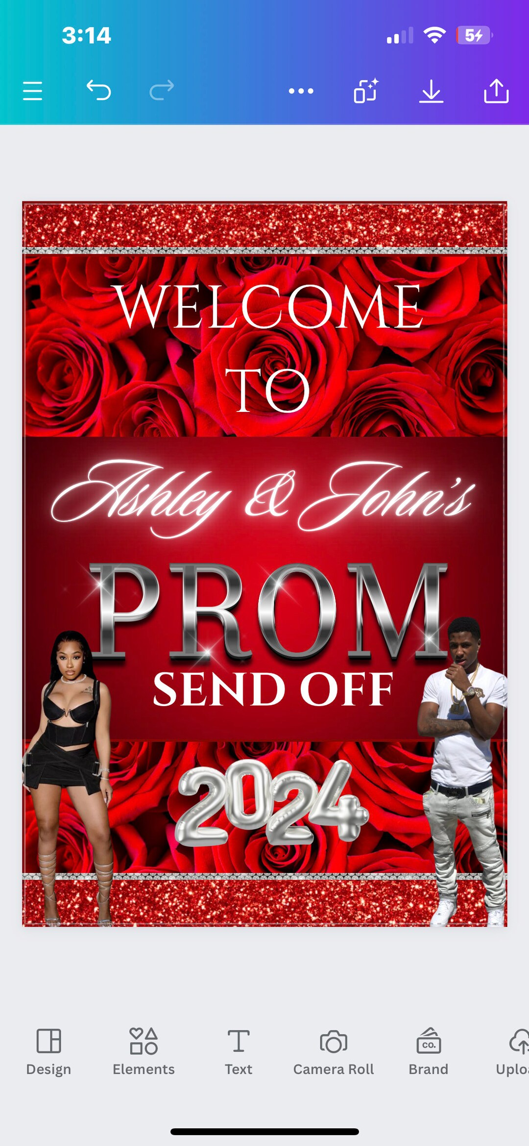 Prom Send off Welcome Sign , Editable , Digital Download, Printable - Etsy