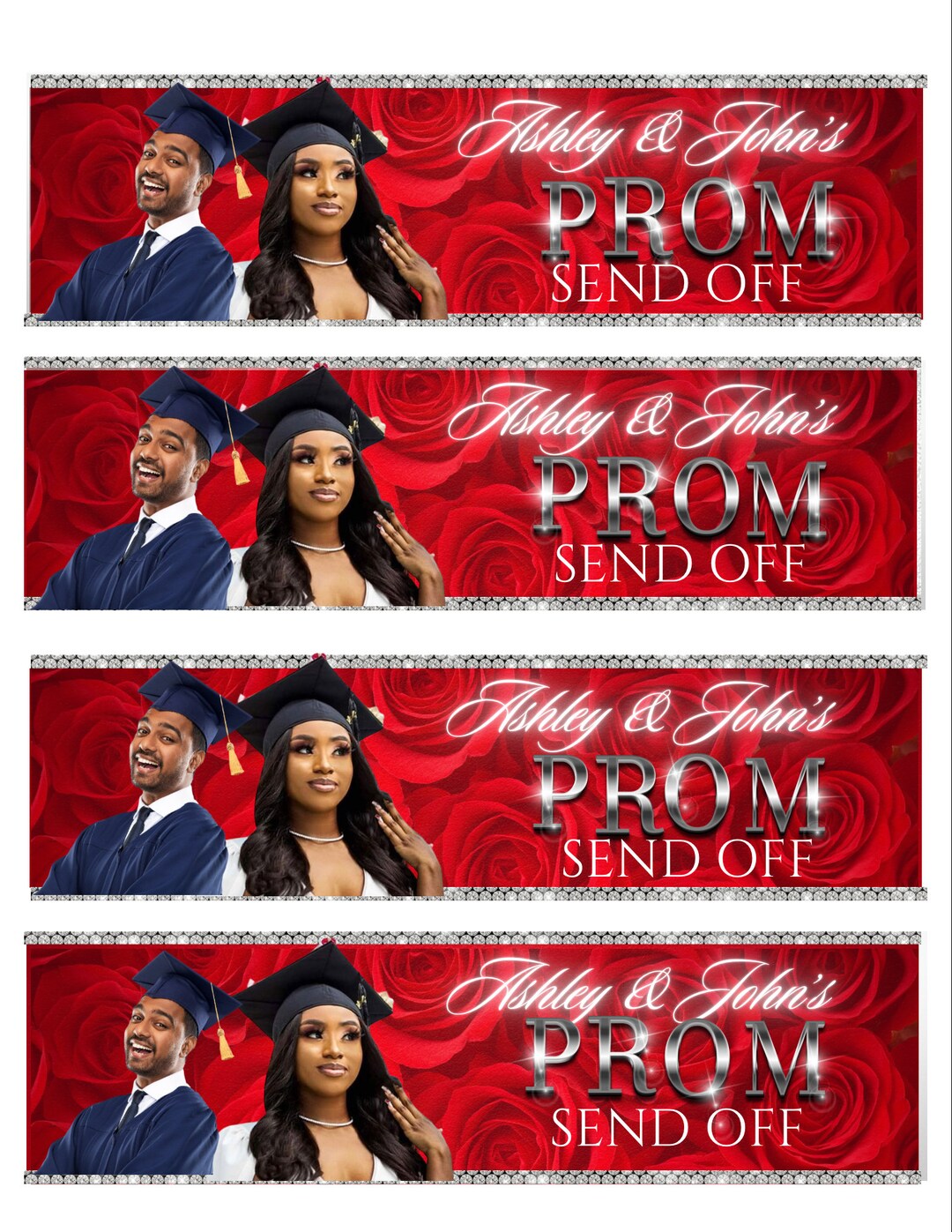 Prom Send off Chip Bag Label , Water Bottle Label , Prom Invite ...