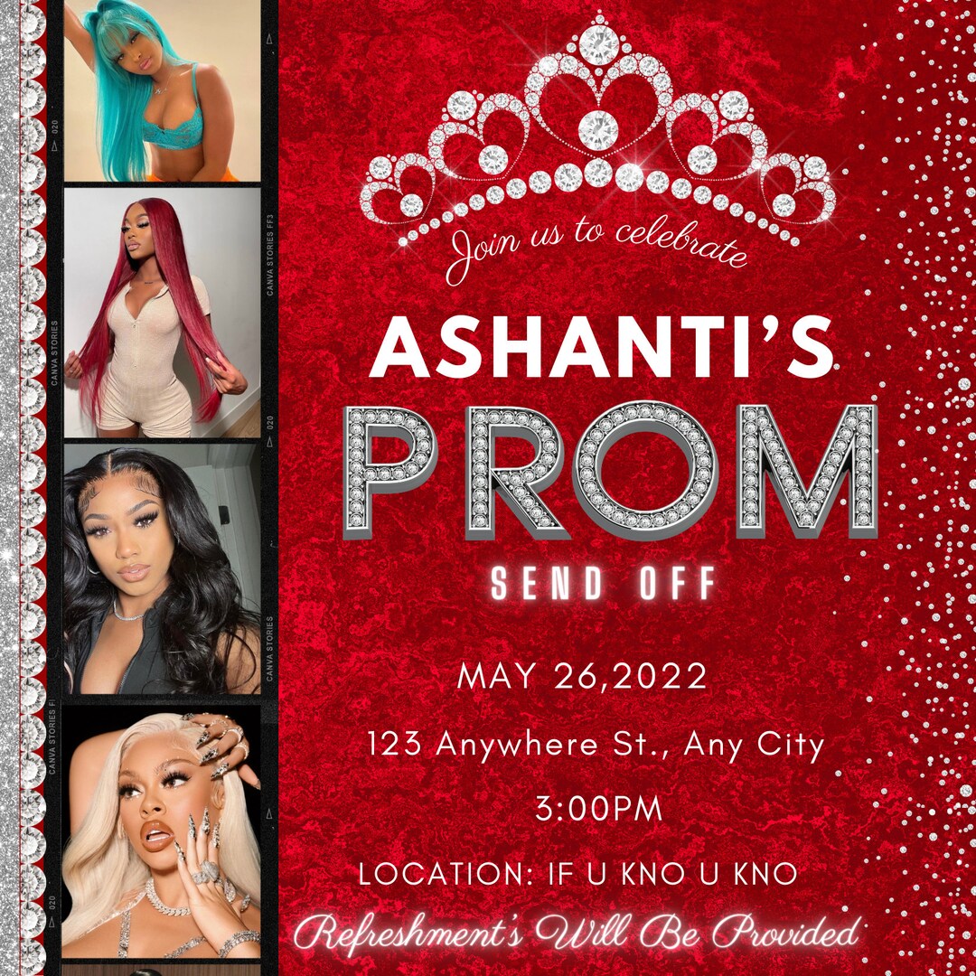 Prom Flyer, PROM Social Media Flyer, Lash Flyer, Sale Flyer, Hair Flyer ...