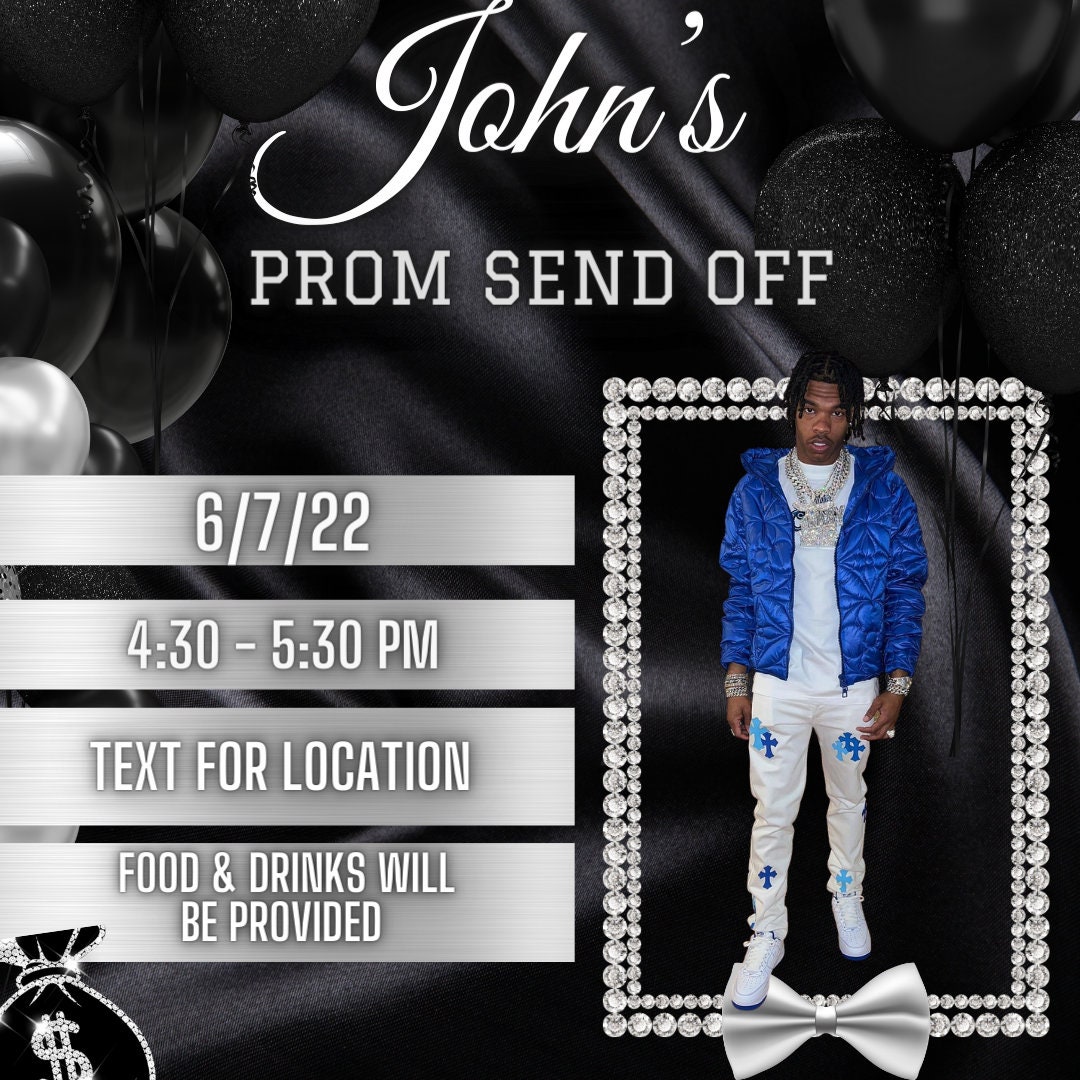 Prom Send off Flyer Invite , Canva , Digital Download - Etsy