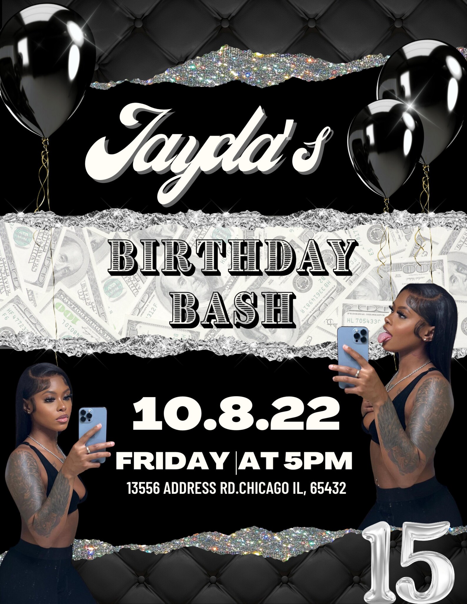 Editable Birthday Flyer Celebration Social Media Flyer Pink - Etsy