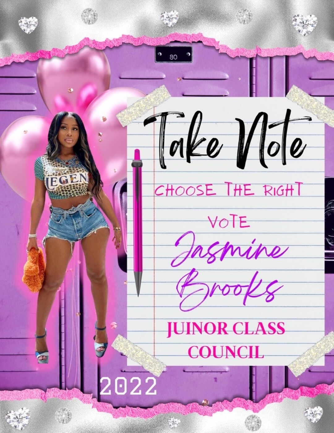 Vote Prom Queen, Birthday Flyer - Etsy