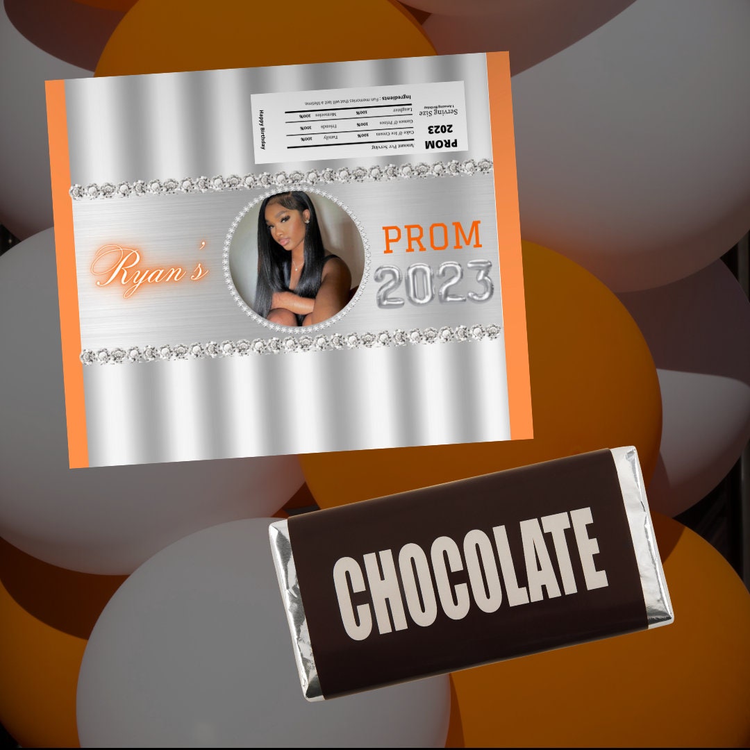 Candy Bar Wrapper Design, Editable, Digital Download, Canva - Etsy