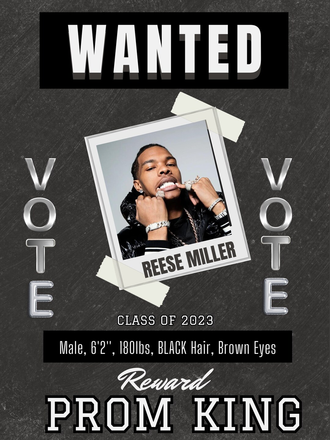 Vote Prom King, Prom Flyer, PROM Social Media Flyer, Lash Flyer, Sale ...