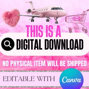 Purple Editable Birthday Invite, Canva Template , Digital Download ...