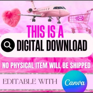 Balloon Release Invitation, Canva Template , Instant Download, Digital ...