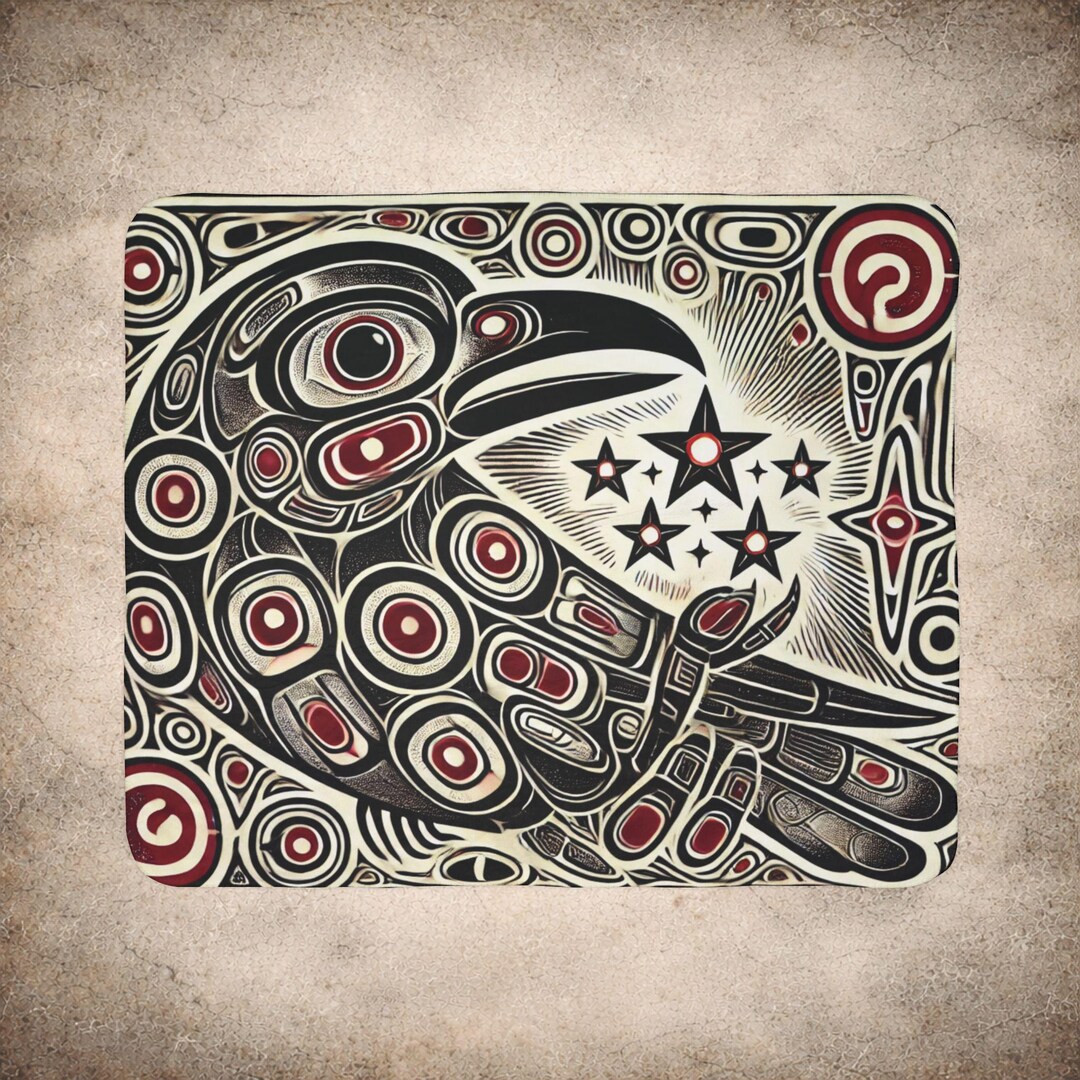 Northwest Coast Raven Blanket - Raven Creates the Stars | Indigenous ...