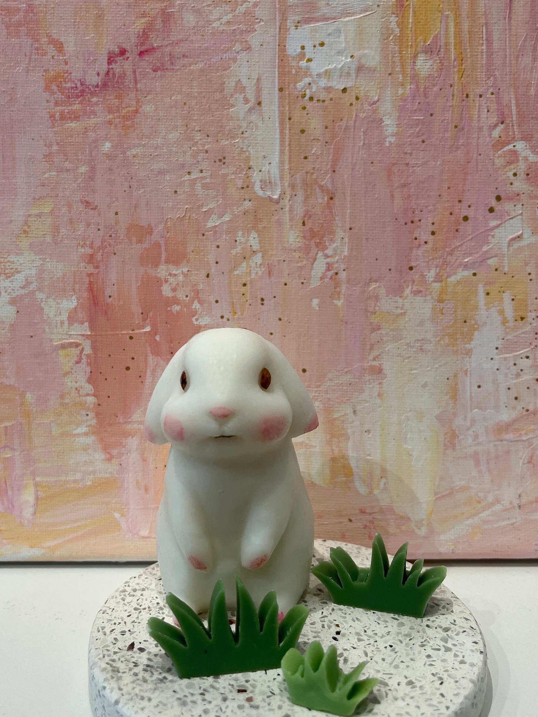 Easter Bunny Candle, Rabbit Spring Candle, Candle Favor, Decorative ...