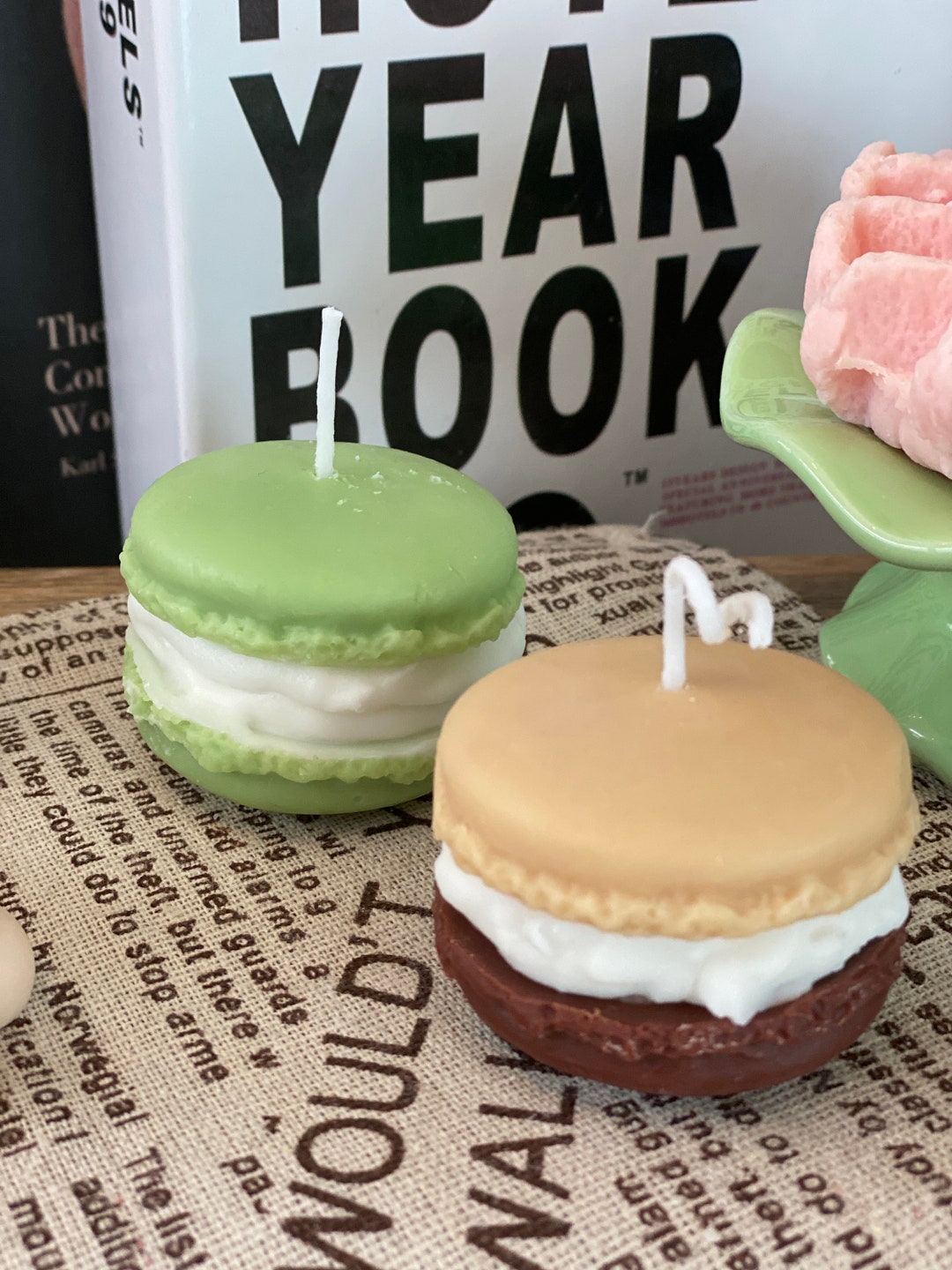 France Style Macarons Candle Dessert Candle Pretty Handmade Candle ...