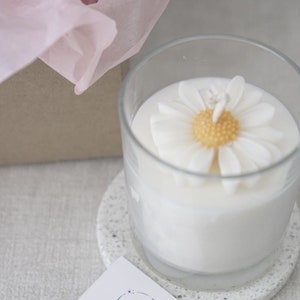 DAISY Jar Candle, SPRING Candle, Floral Scented Candles, Home Decor ...