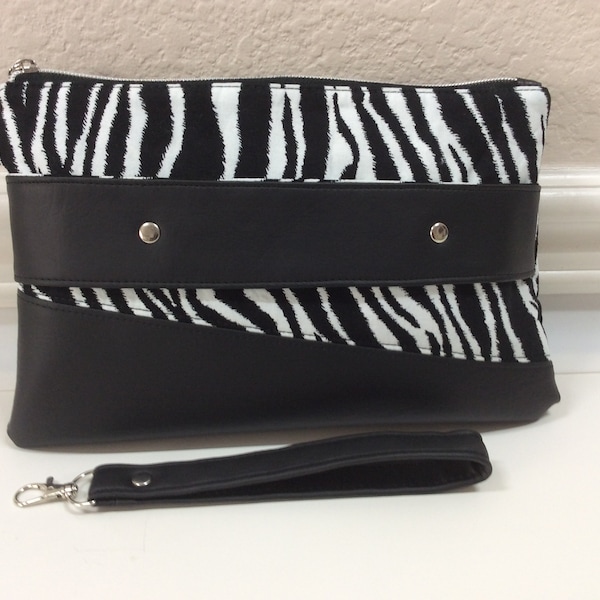 Zebra Clutch - Etsy