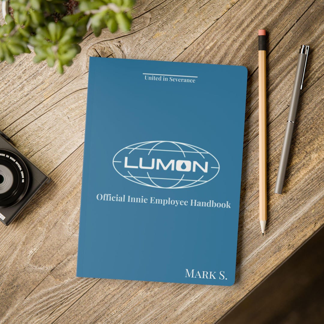 Personalized Severance Lumon Official Employee Handbook Notebook ...