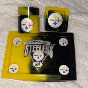 Steelers Rolling Tray - Etsy