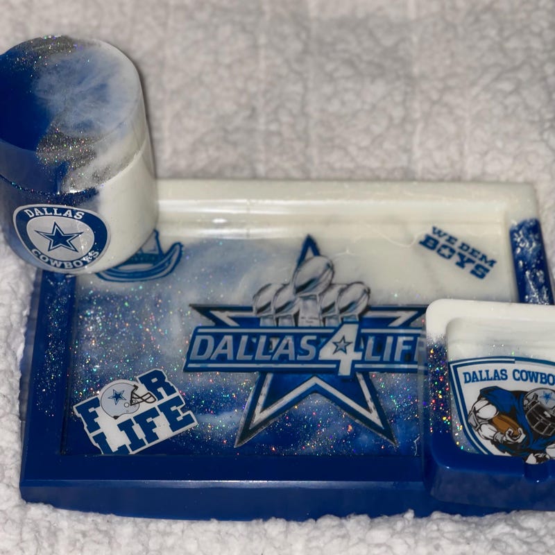 Dallas Cowboys Rolling Tray - Etsy