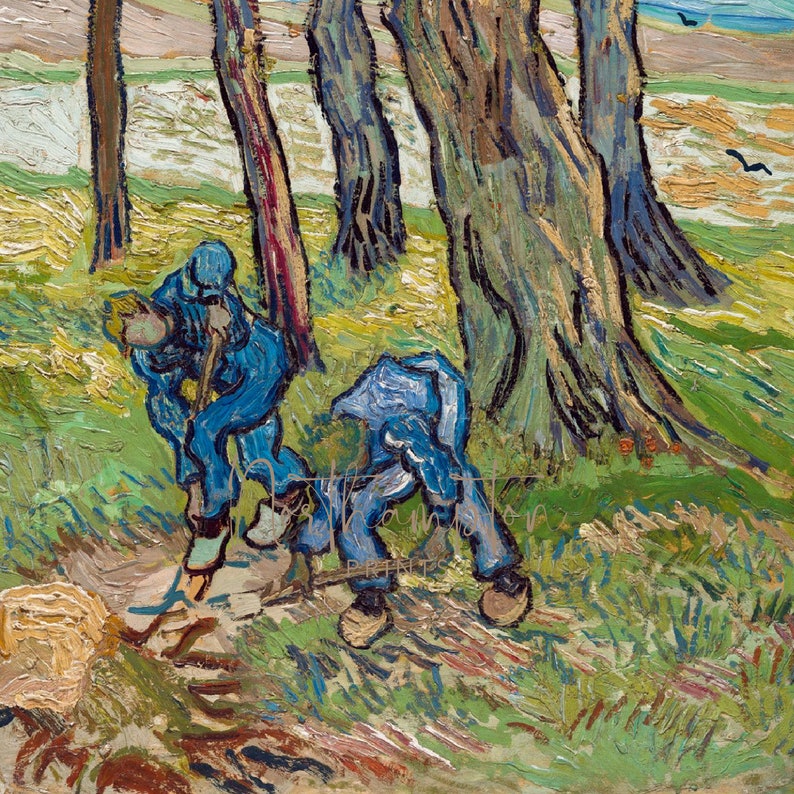 The Diggers by Van Gogh Vintage Print Vintage Wall Art Impressionist ...