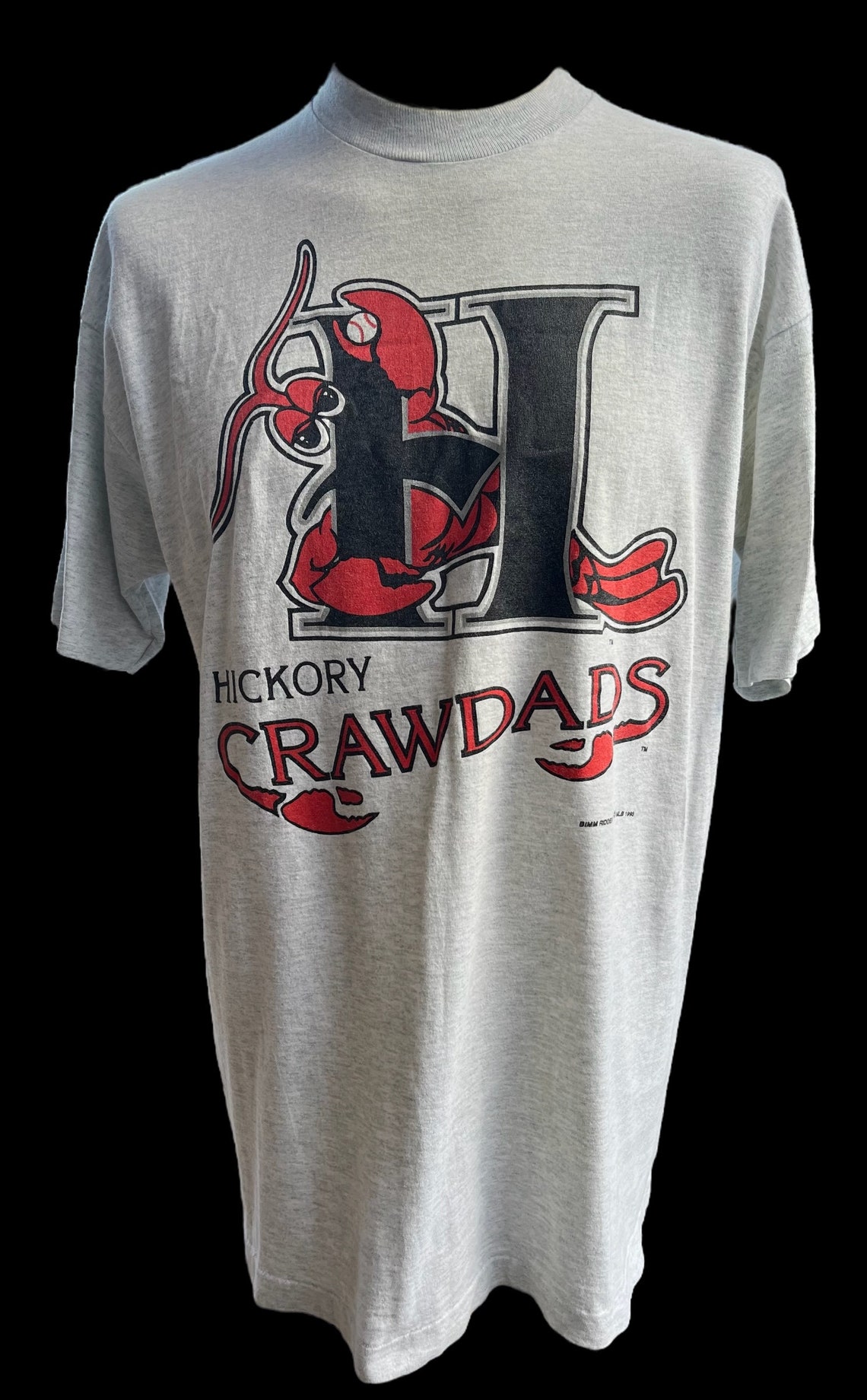 Vintage 1993 Minor League Baseball Hickory Crawdads Bimm - Etsy