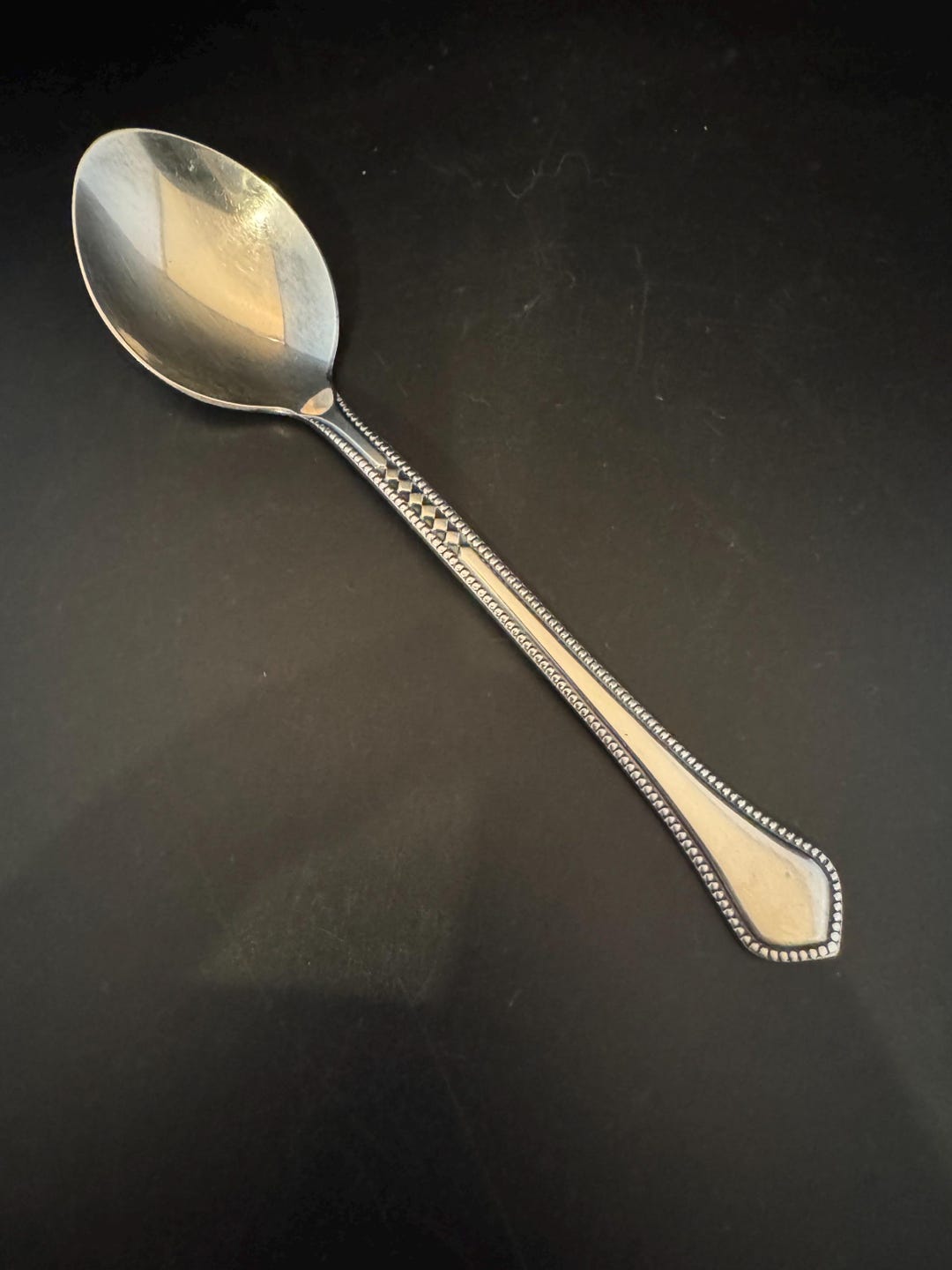 Russian Silverplate Teaspoon, 1977, From Tallinnksij Javelirnij Zavrod ...