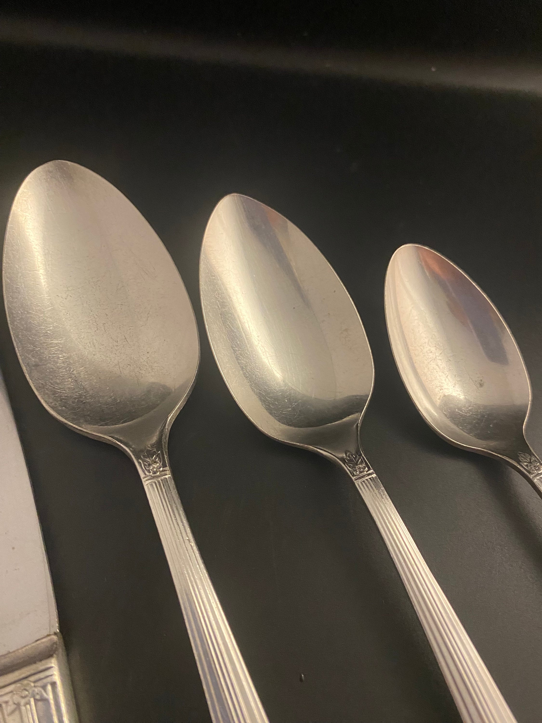 Silver Rose, Silverplate Flatware, 1940, Simeon L. + George H. Rogers ...