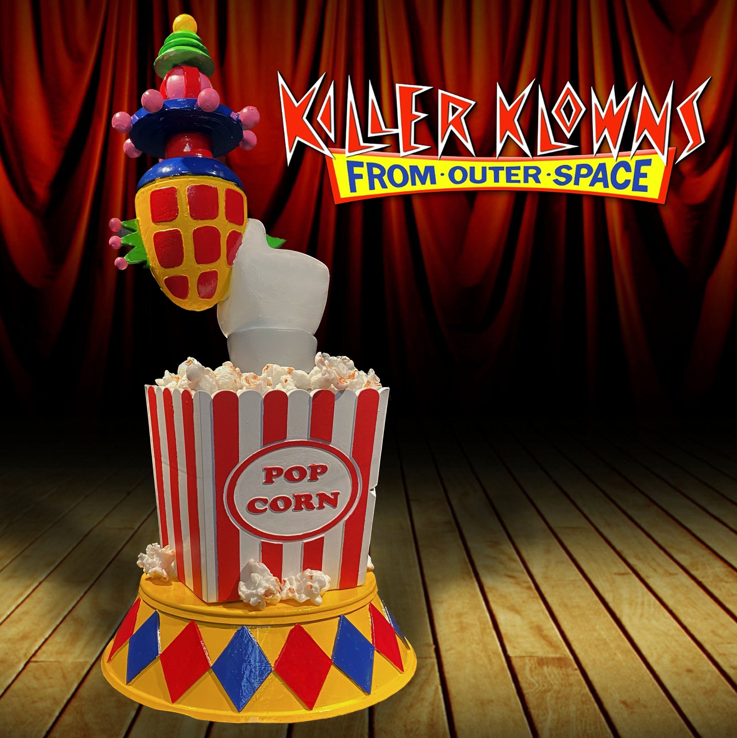 Killer Klowns Statue 80s Horror Outer Space Clown Popcorn Cotton Candy ...