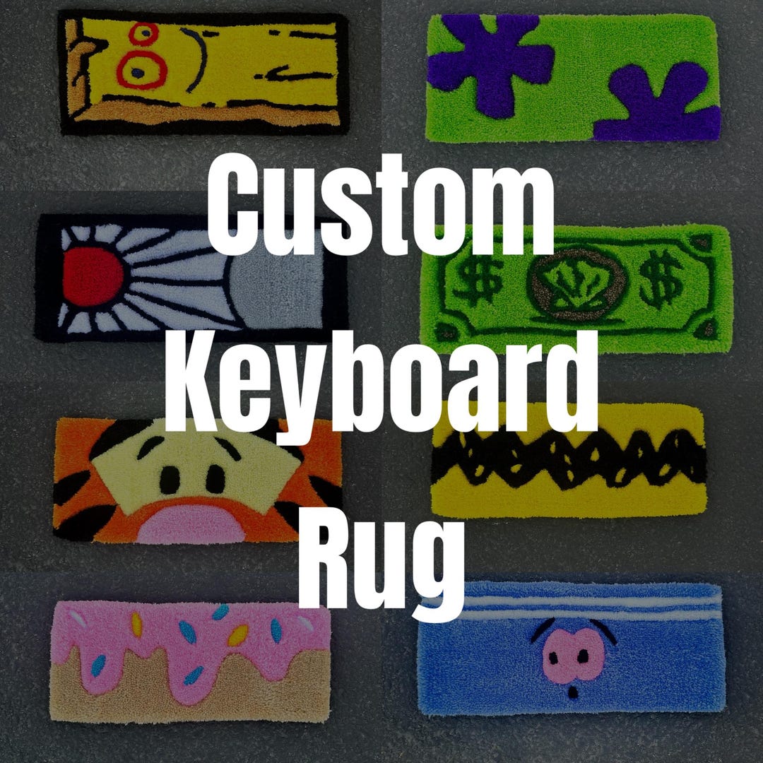 Custom Wrist Rest Keyboard Computer Rug - Etsy