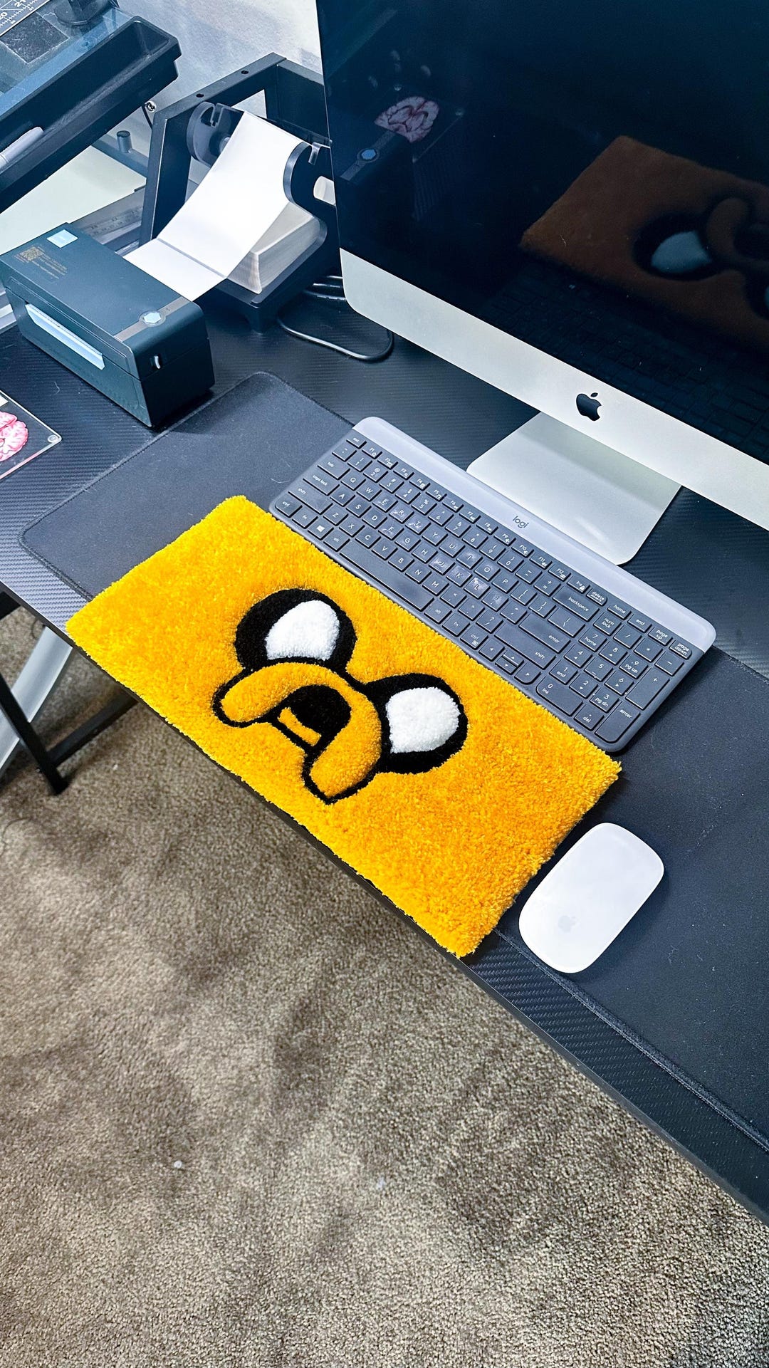 Dog Keyboard Custom Anime Cartoon Wrist Rest Rug - Etsy