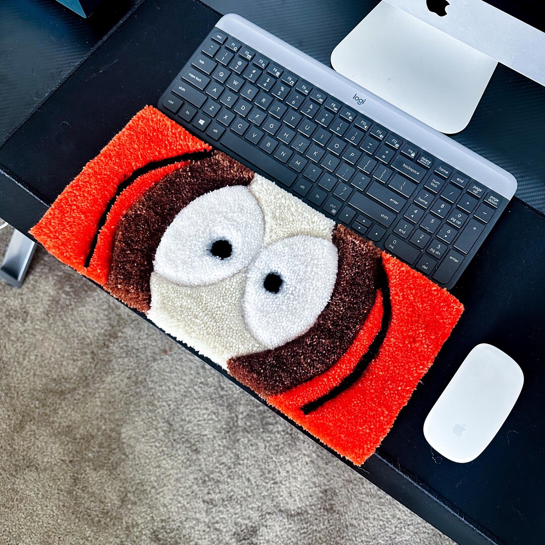 Orange Parka Keyboard Custom Anime Cartoon Sitcom Wrist Rest Rug - Etsy