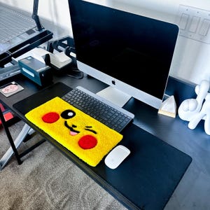 Yellow Squirrel Keyboard Custom Anime Cartoon Wrist Rest Rug - Etsy