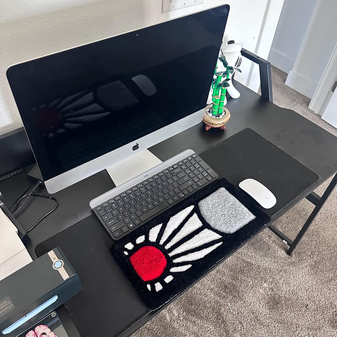 Slay Warrior Anime Custom Keyboard Wrist Rest Rug - Etsy
