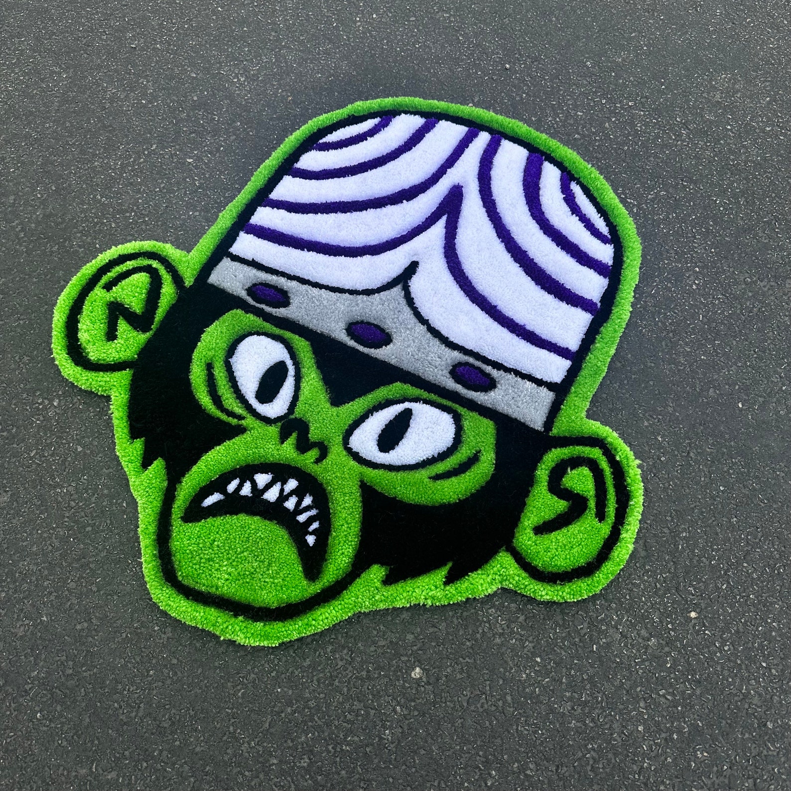 Custom Cartoon Monkey Jo Evil Villan Rug - Etsy