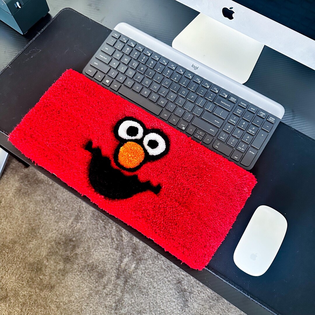 Red Keyboard Custom Anime Cartoon Wrist Rest Rug - Etsy