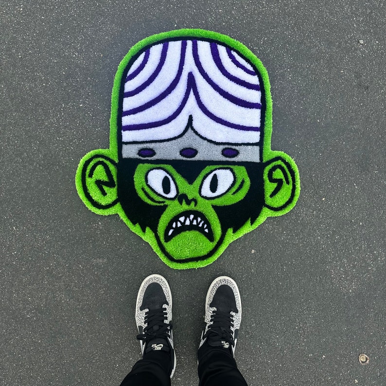 Custom Cartoon Monkey Jo Evil Villan Rug - Etsy