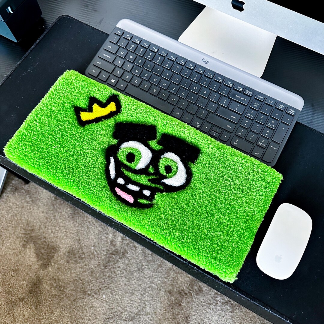 Green Fairy Keyboard Custom Anime Cartoon Wrist Rest Rug - Etsy
