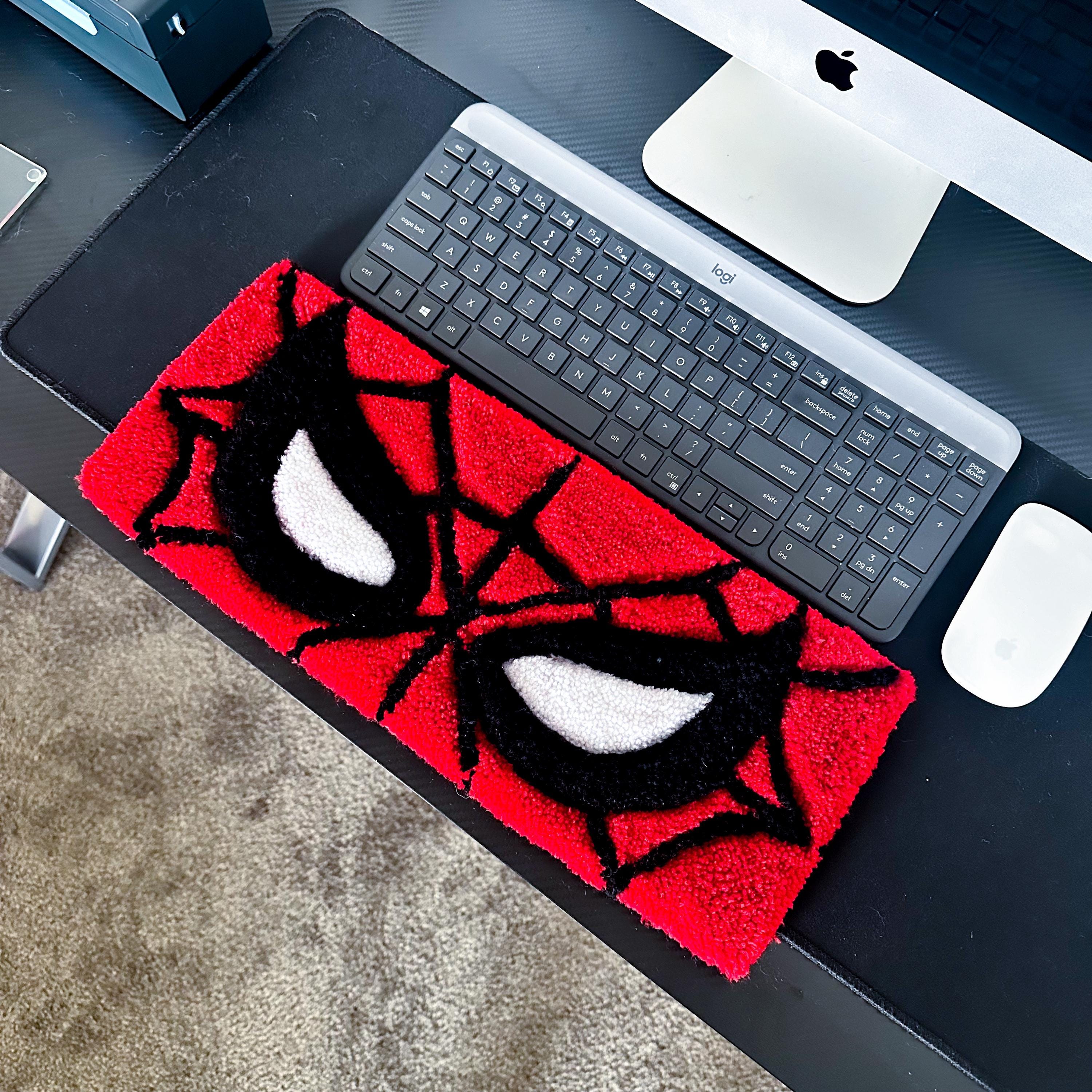 Red Web Comic Keyboard Wrist Rest Rug - Etsy