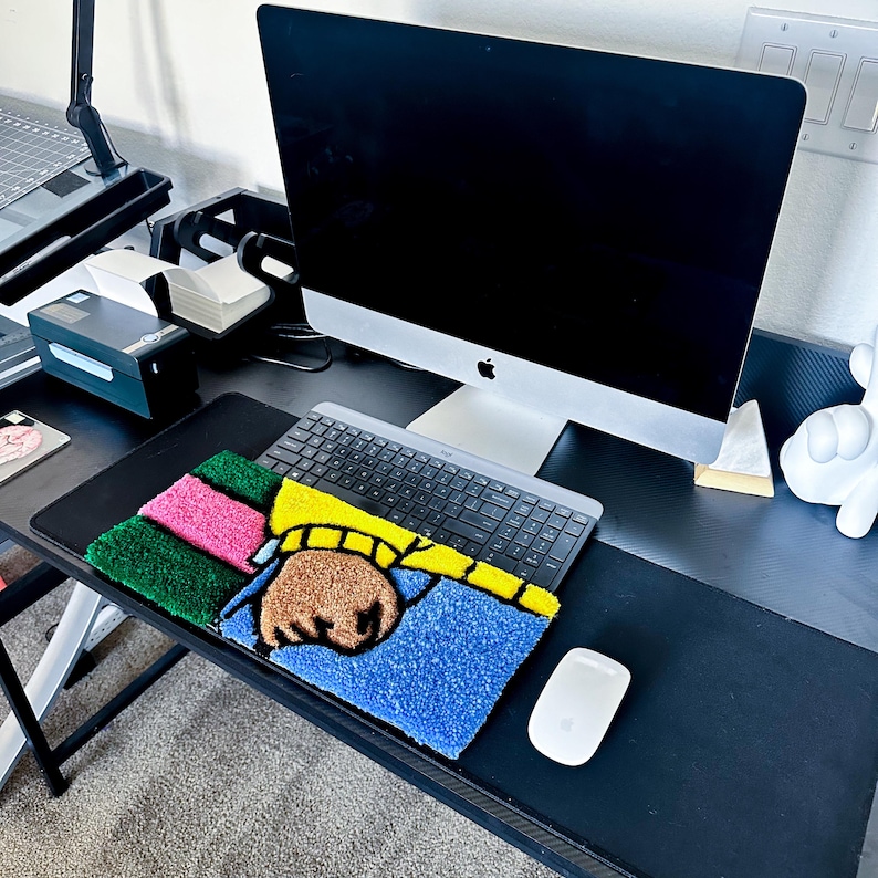 Angry Fist Meme Custom Keyboard Wrist Rest Rug - Etsy