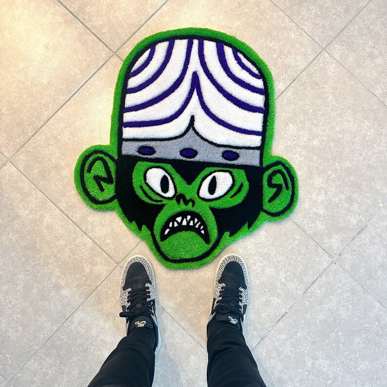 Custom Cartoon Monkey Jo Evil Villan Rug - Etsy